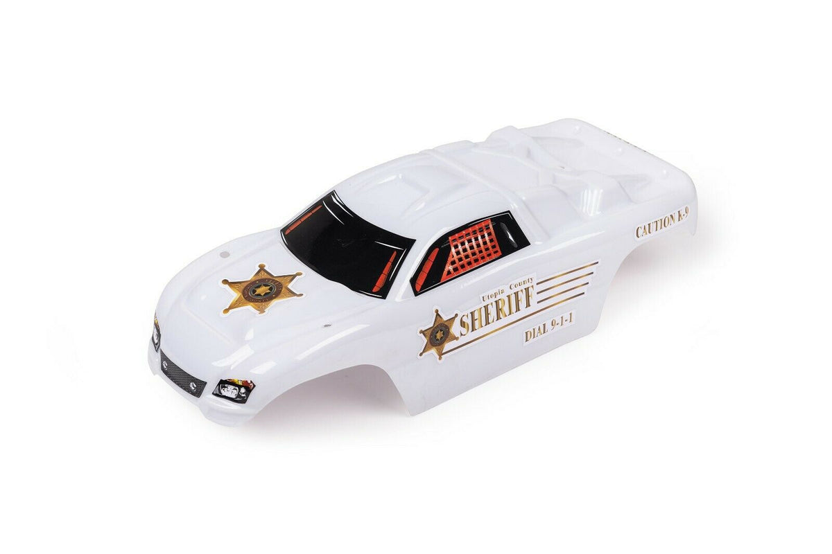 Sticker Police Sheriff Style W RC Car Truck Decal fit Most 1/10 1/12 1/ ...