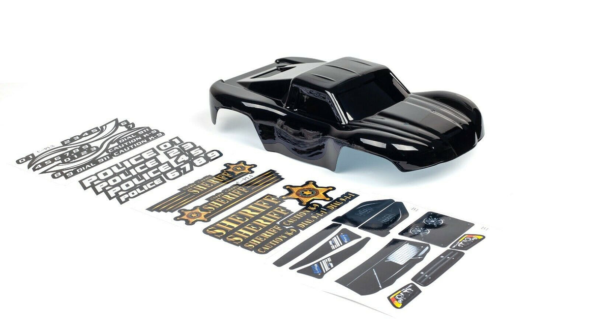 Custom Body Police Sheriff Style for Traxxas 1:16 Slash Mini 7012 1/16 ...